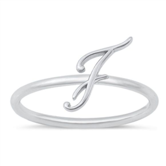 Ring | Jewelry | Script Letter Ring Letter L Ring Available Sz 5 ...